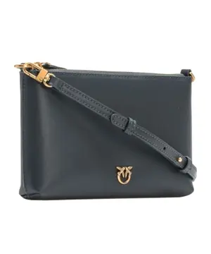 Pinko Logo Plaque Zipped Crossbody Bag