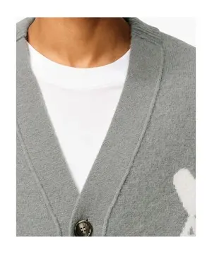 AMI Paris De Coeur Knitted Cardigan