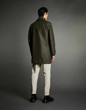 FAY Single-breasted Coat With Welt Pockets And Button Cuffs - Black