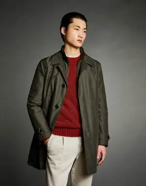 FAY Single-breasted Coat With Welt Pockets And Button Cuffs - Black