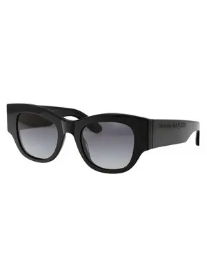 Alexander McQueen Square Frame Sunglasses - Gray