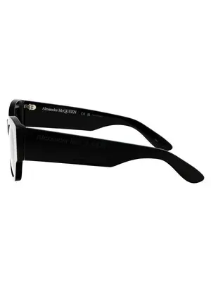 Alexander McQueen Square Frame Sunglasses - Gray