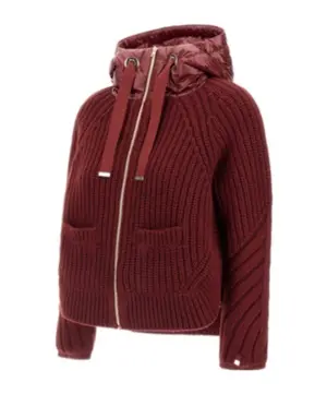 Herno Hooded Panelled Cardigan