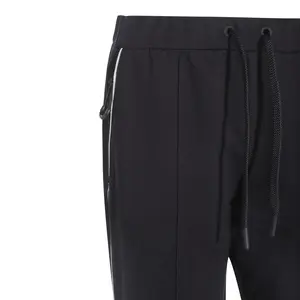 Moncler Jersey-texture Track Pants - Black