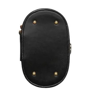 Gucci Bamboo Logo Plaque Mini Top Handle Bag