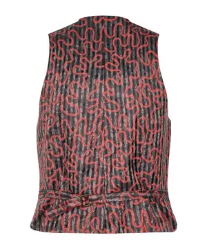 VIVIENNE WESTWOOD Striped Single-breasted Waistcoat