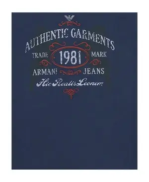 Emporio Armani T-shirt With Round Neck And Long Sleeves