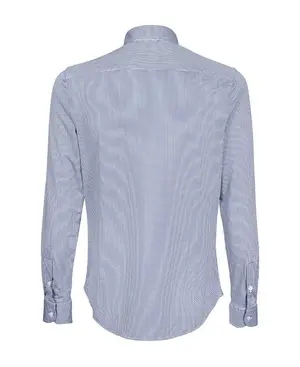 Emporio Armani Micro-pattern Long-sleeve Shirt