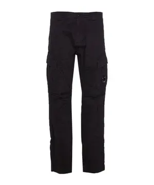 C.P. COMPANY Stretch Sateen Ergonomic Cargo Pants - Black
