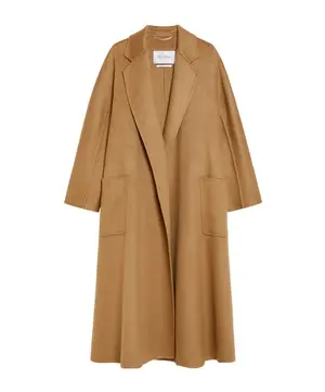 Max Mara Max Mara Ludmilla Belted Long-Sleeved Coat Camel