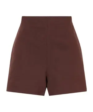 Tove Poplin Shorts - Red