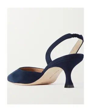 Manolo Blahnik Carolyne 50 Slingback Heels