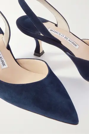 Manolo Blahnik Carolyne 50 Slingback Heels