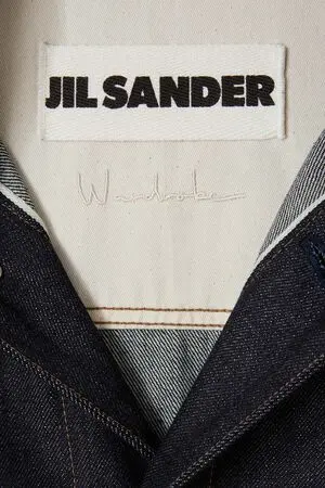 JIL SANDER Curved Hem Denim Shirt