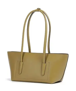 COCCINELLE Logo Printed Shoulder Bag - Green