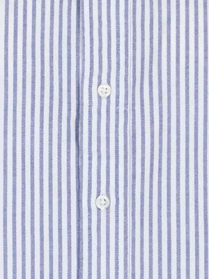 Polo Ralph Lauren Striped Embroidered Shirt - Blue