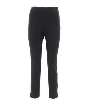 Peserico Cropped Slim-fit Trousers With Side Slits