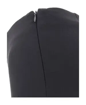 Peserico Cropped Slim-fit Trousers With Side Slits