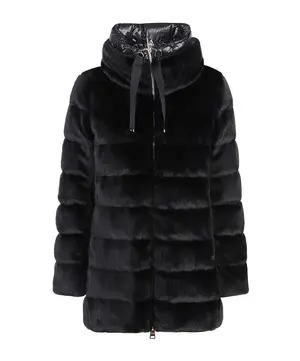 Herno Anthracite Drawstring Padded Jacket