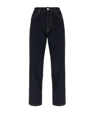 ICON DENIM LOS ANGELES Belt-detailed Five-pocket Jeans