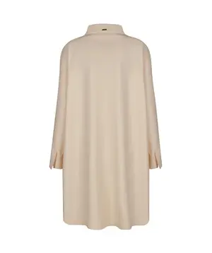 Herno Long Sleeved Jacket With Stand Collar - Ivory