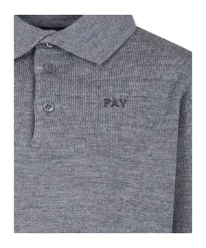 FAY Logo Embroidered Polo Shirt