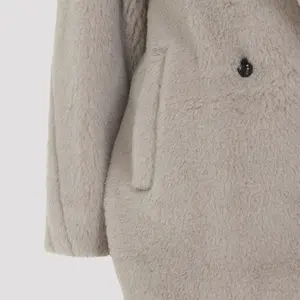 Max Mara Olga Double-breasted Alpaca And Wool Coat - Beige