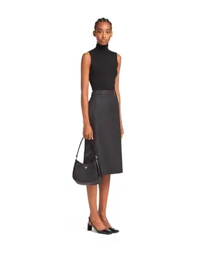 Prada Cleo Shoulder Bag - Black