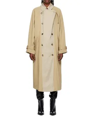 Women's Two-Tone Trench Coats