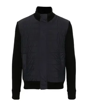 Herno Knitted-panel Down Jacket