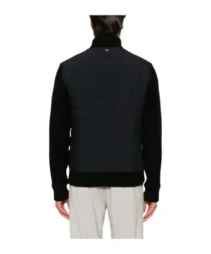 Herno Knitted-panel Down Jacket