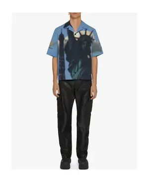Givenchy Hawaiian Collar Shirt In Poplin