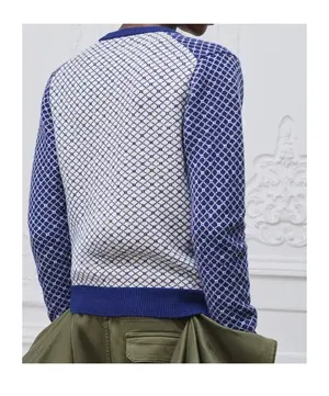 Dior Jacquard V-neck Knitted Jumper