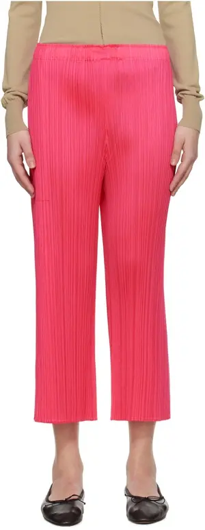 PLEATS PLEASE BY ISSEY MIYAKE Pleated Trousers