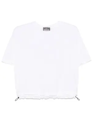 Herno Drawstring Hem T-shirt - White