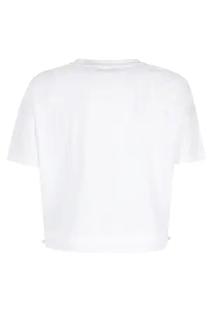 Herno Crew Neck T-shirt With Drawstring Hem