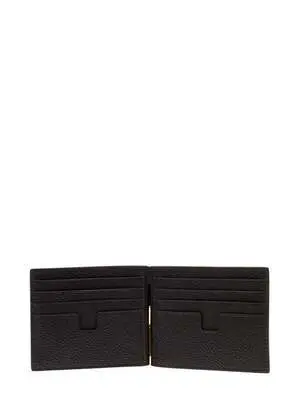TOM FORD Logo Printed Bi-fold Wallet - Black