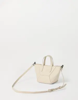 Brunello Cucinelli Micro Top Handle Tote Bag - Ivory