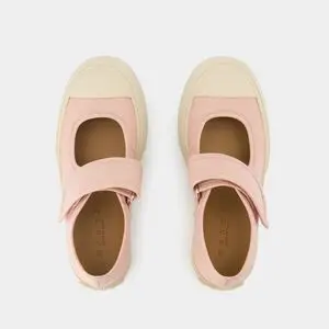 Marni Mary Jane Round-toe Sneakers - Pink