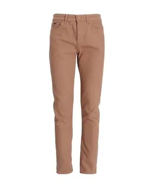 Hugo Boss Cotton-stretch Tapered-leg Trousers