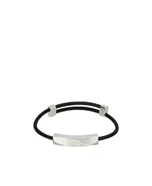 Gucci Interlocking Double G Bracelet - White