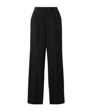 SHUSHU/TONG High-waisted Wool & Silk Blend Trousers