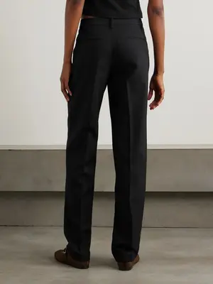 SHUSHU/TONG High-waisted Wool & Silk Blend Trousers
