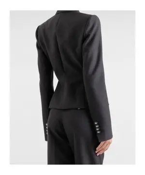 Dolce & Gabbana Double-breasted Tailored Jacket With Dg Logo