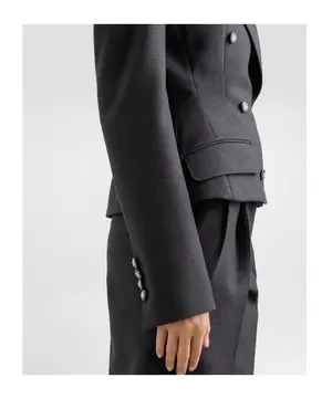 Dolce & Gabbana Double-breasted Tailored Jacket With Dg Logo