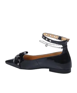 GANNI Ballet Flats - Black