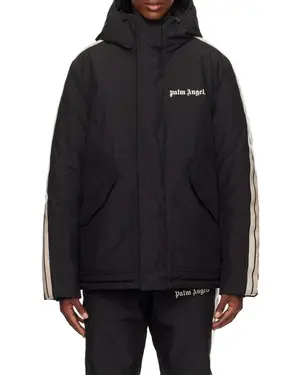Palm Angels Logo Track Ski Jacket - Black
