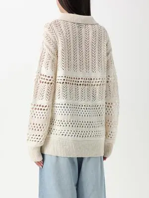 Pinko Openwork Collared Jumper