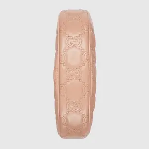 Gucci Padded Chain Shoulder Bag - Nude