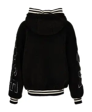 Moose Knuckles Long Sleeve Hooded Jacket With Logo Embroidery